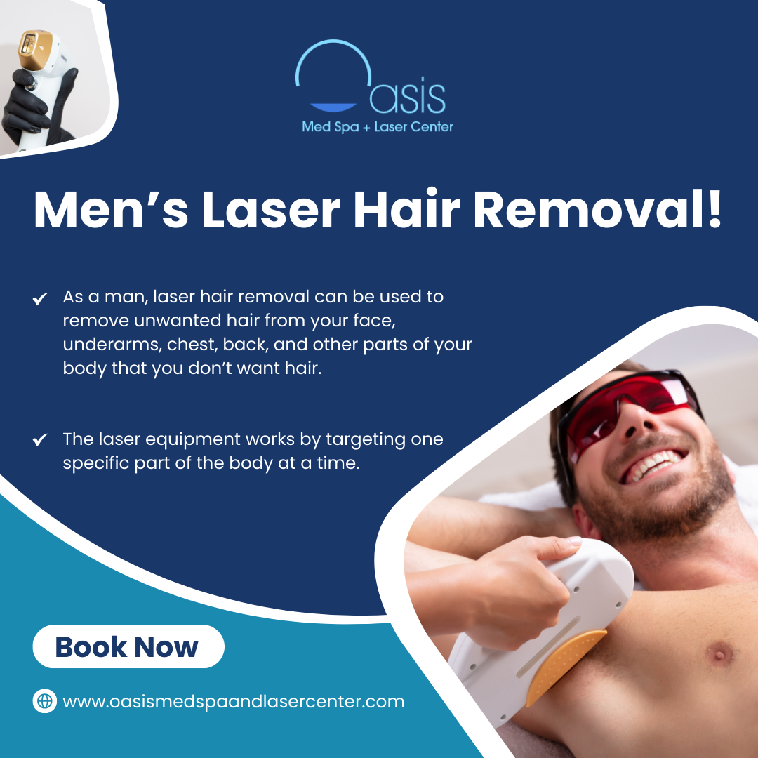 Laser Hair Removal for Men - Back, Shoulders & More | Oasis Med Spa and ...